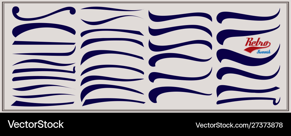 Set texting tails sport logo typography Royalty Free Vector