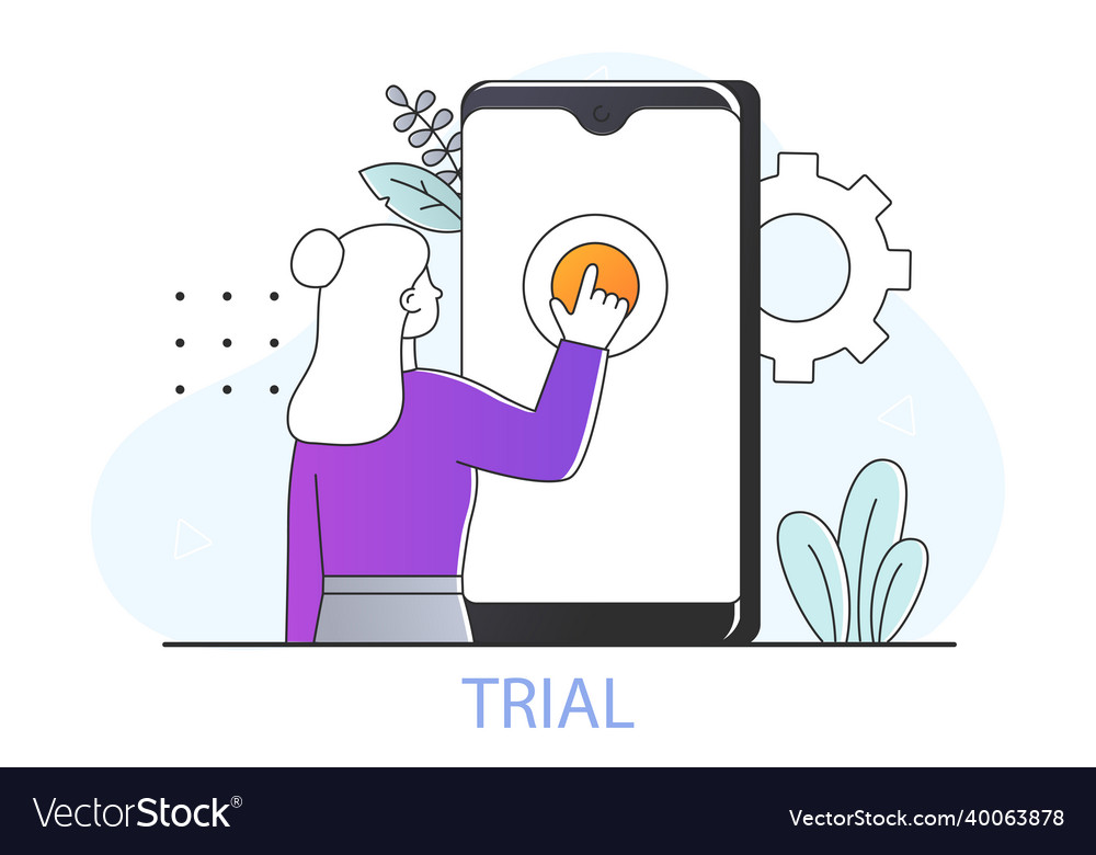 User testing concept Royalty Free Vector Image