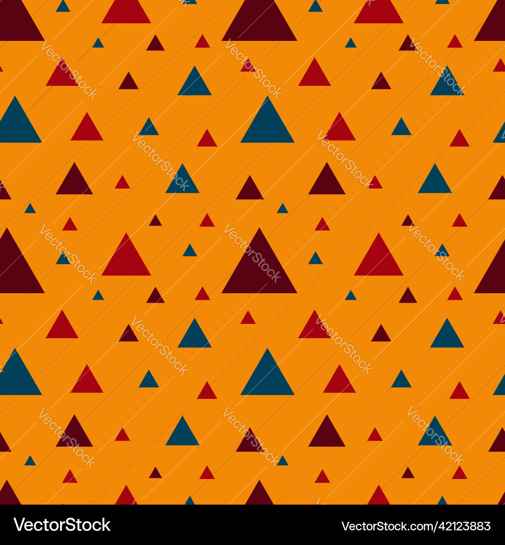 A set of seamless patterns with geometric shapes Vector Image
