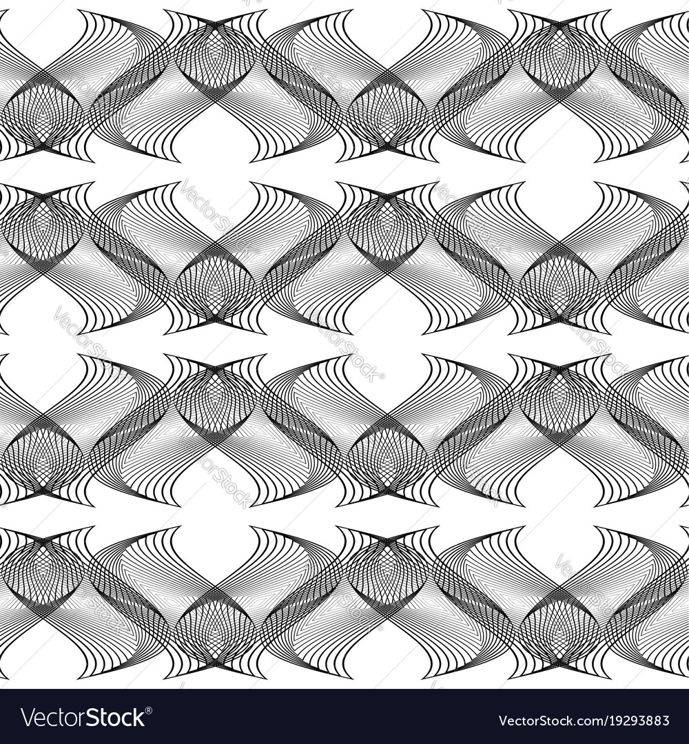 Design seamless monochrome decorative pattern Vector Image