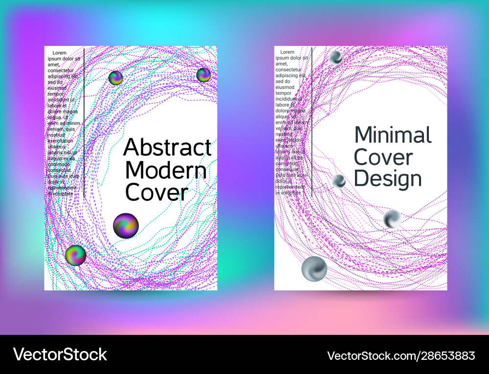 Set covers for design Royalty Free Vector Image