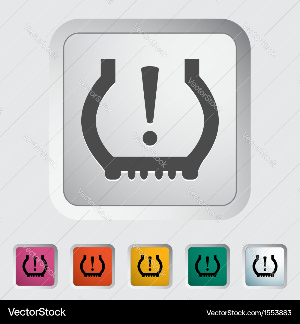 Tire pressure Royalty Free Vector Image - VectorStock