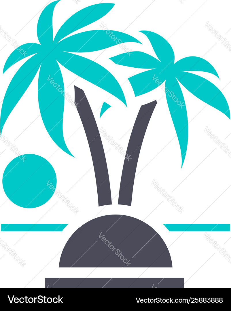 New gray turquoise icon on a white background Vector Image