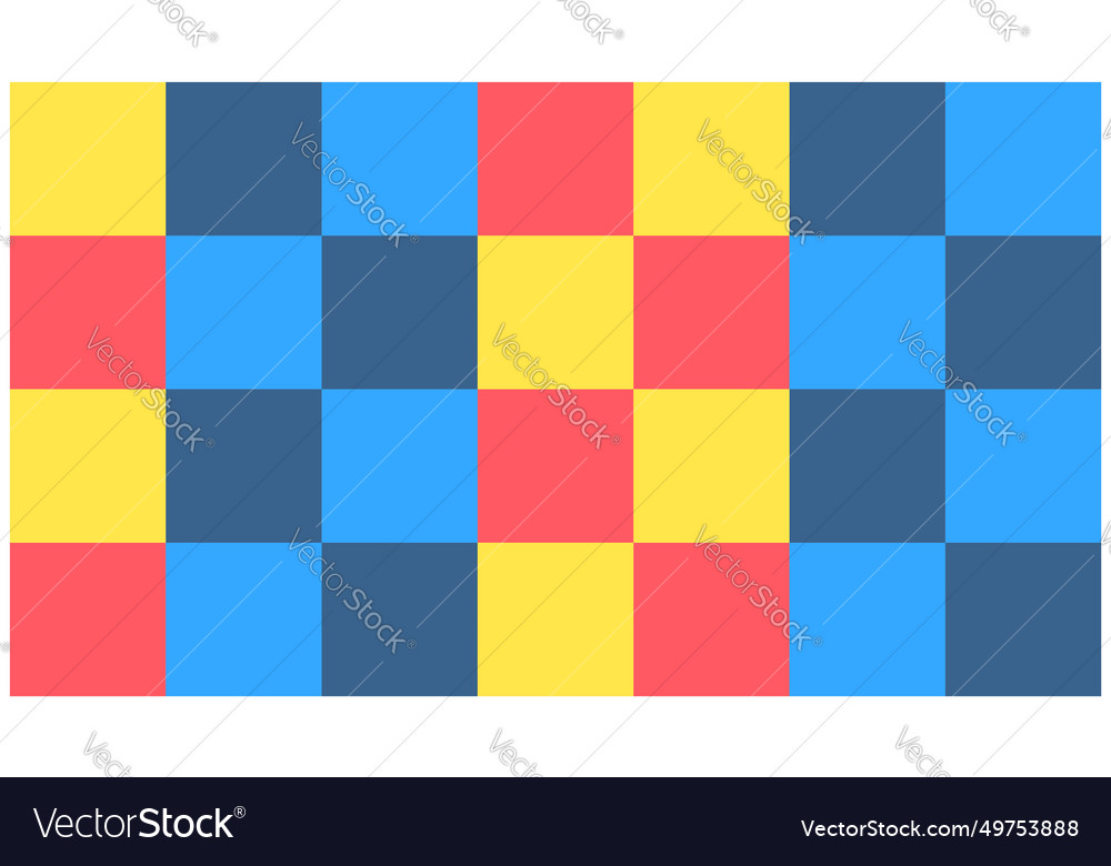 Seamless geometric pattern in the colors Vector Image