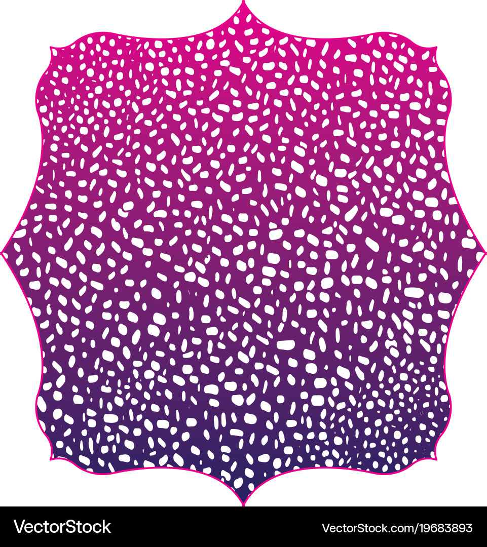 Color silhouette square with graphic seamless Vector Image