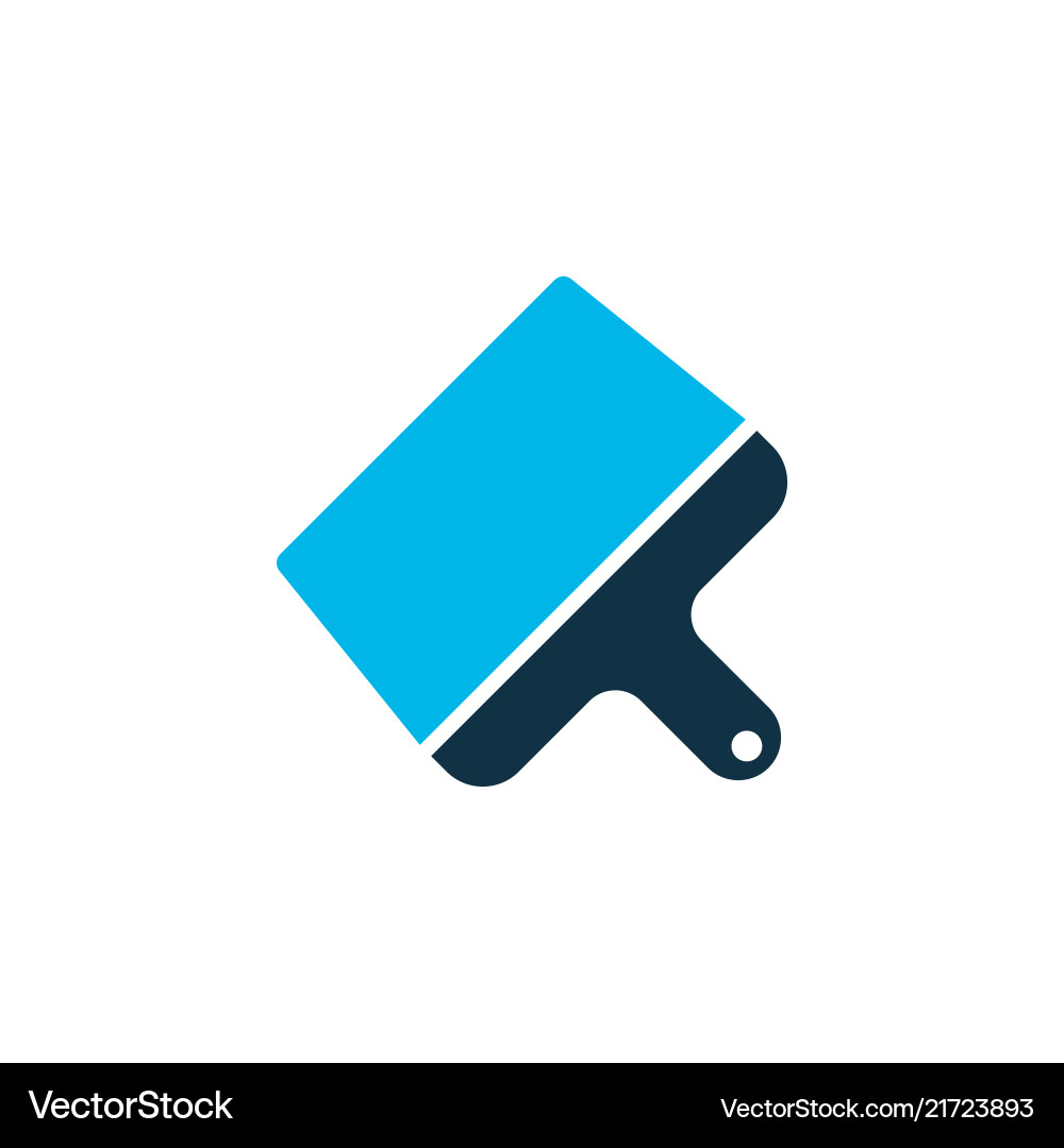 Putty knife icon colored symbol premium quality Vector Image
