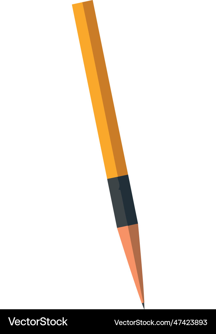 Yellow pen Royalty Free Vector Image - VectorStock