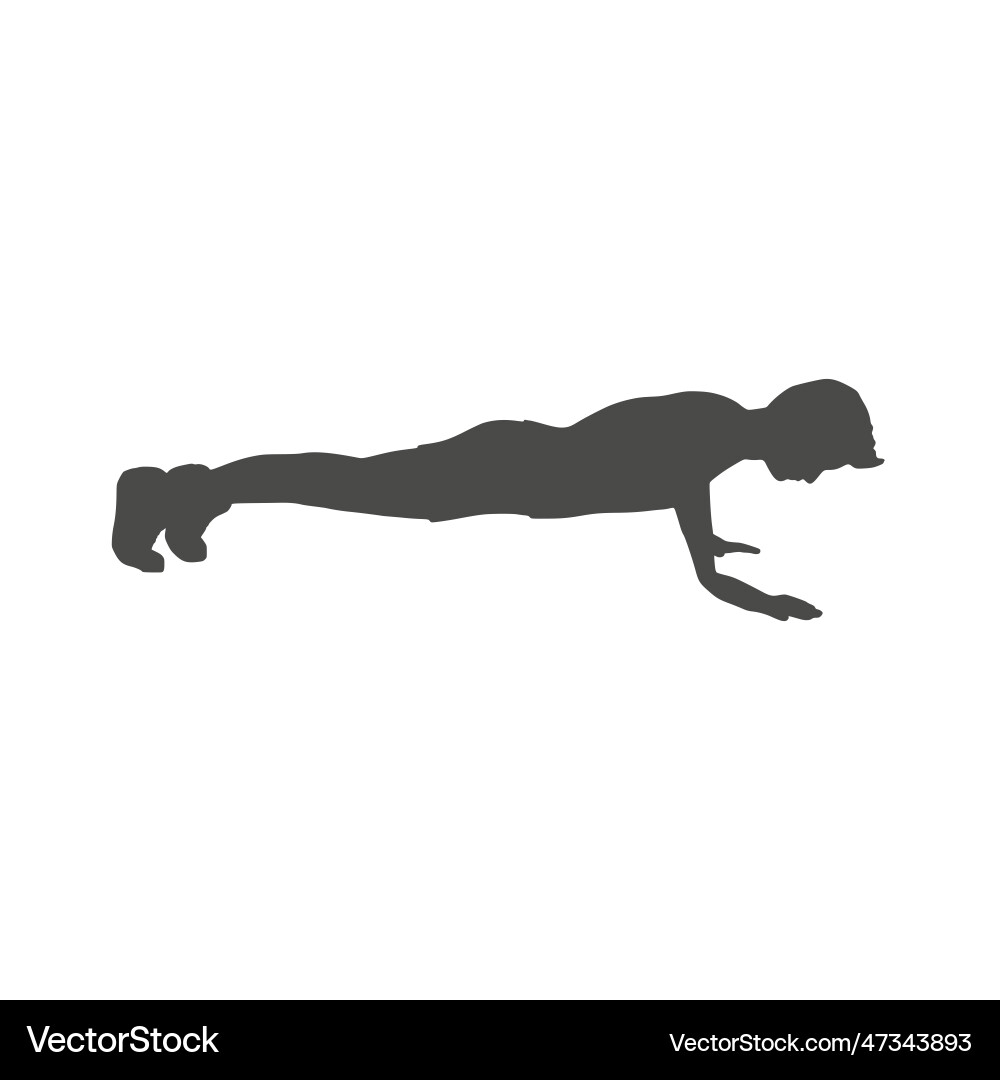 Young male workout sport man doing push up Vector Image