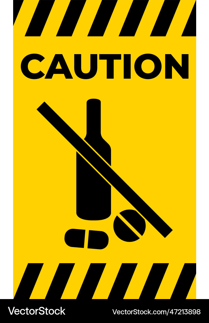Prohibited drug symbol sign Royalty Free Vector Image