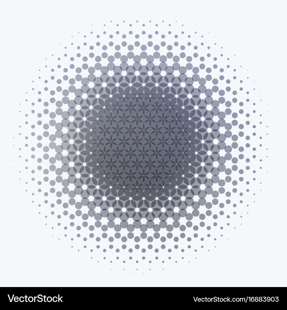 Abstract design grey round elements Royalty Free Vector