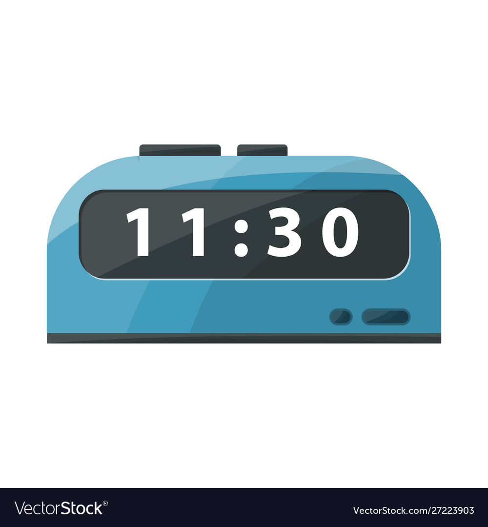 Isolated object clock and timer symbol web Vector Image