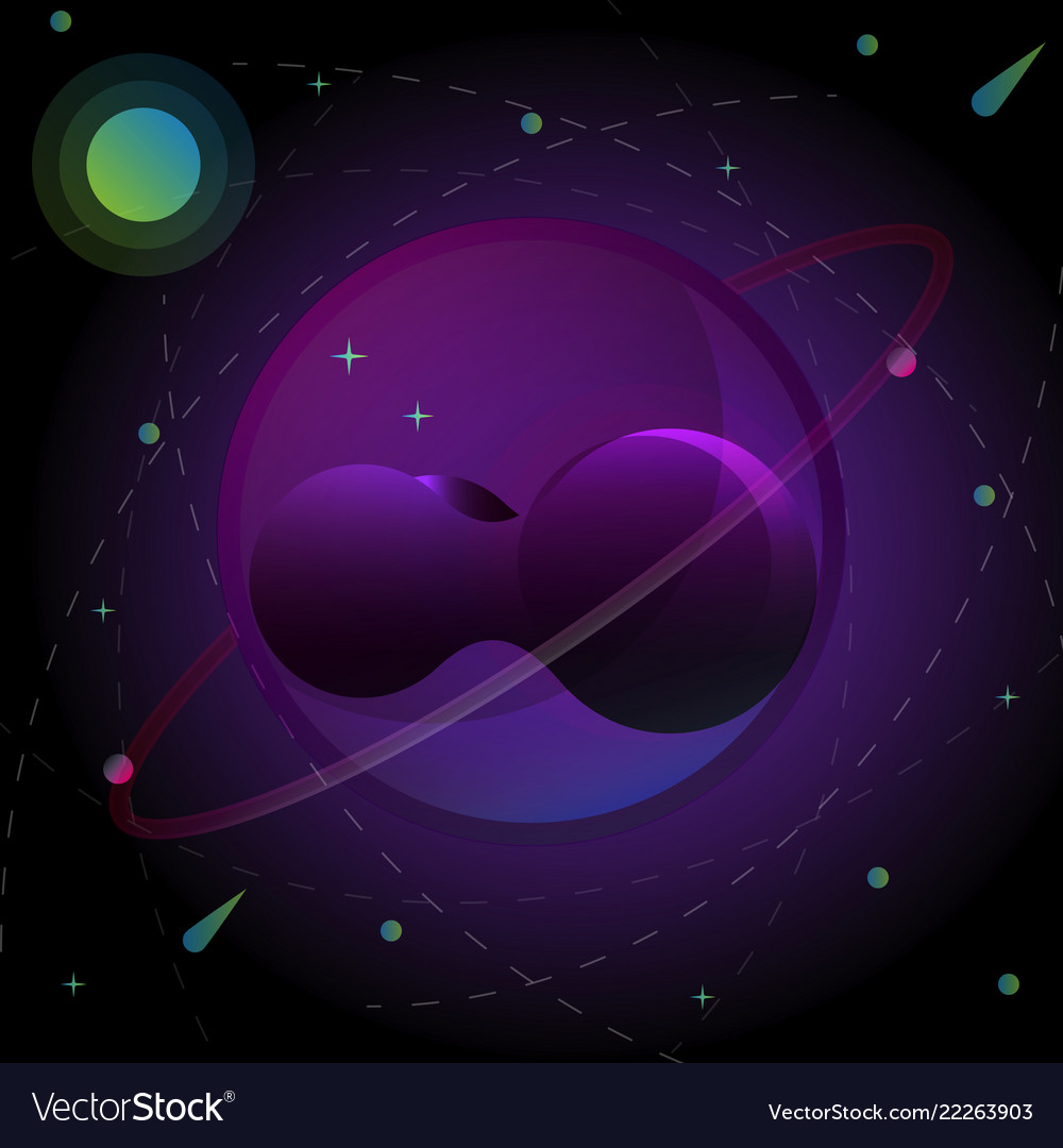 Planet creativity abstract background Royalty Free Vector