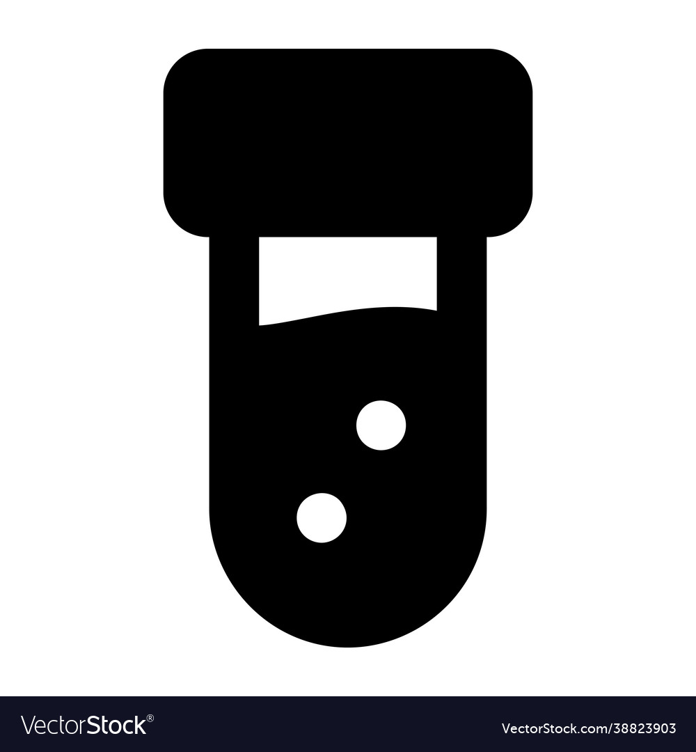 Sample tube Royalty Free Vector Image - VectorStock