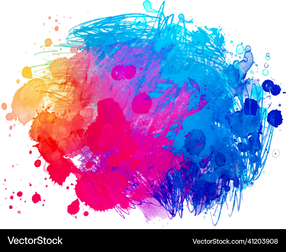 Abstract watercolor background Royalty Free Vector Image