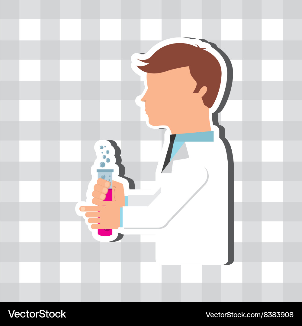 Scientific laboratory design Royalty Free Vector Image