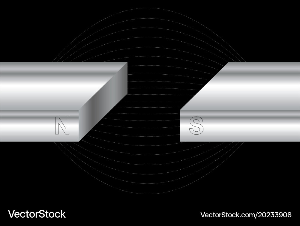 Two magnets Royalty Free Vector Image - VectorStock