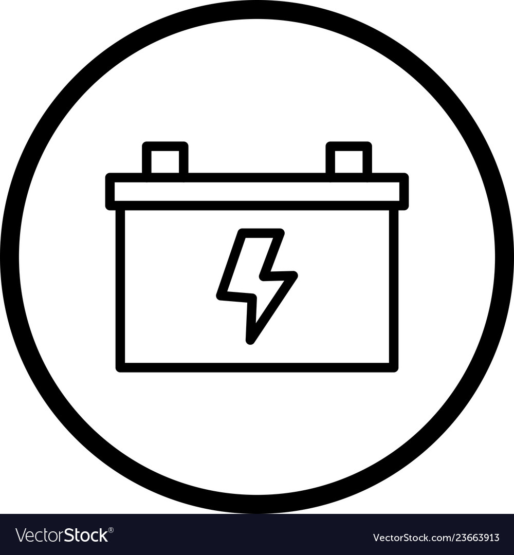 Battery icon Royalty Free Vector Image - VectorStock