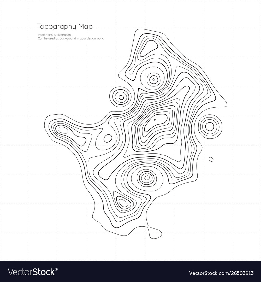 Design element topography map abstract Royalty Free Vector