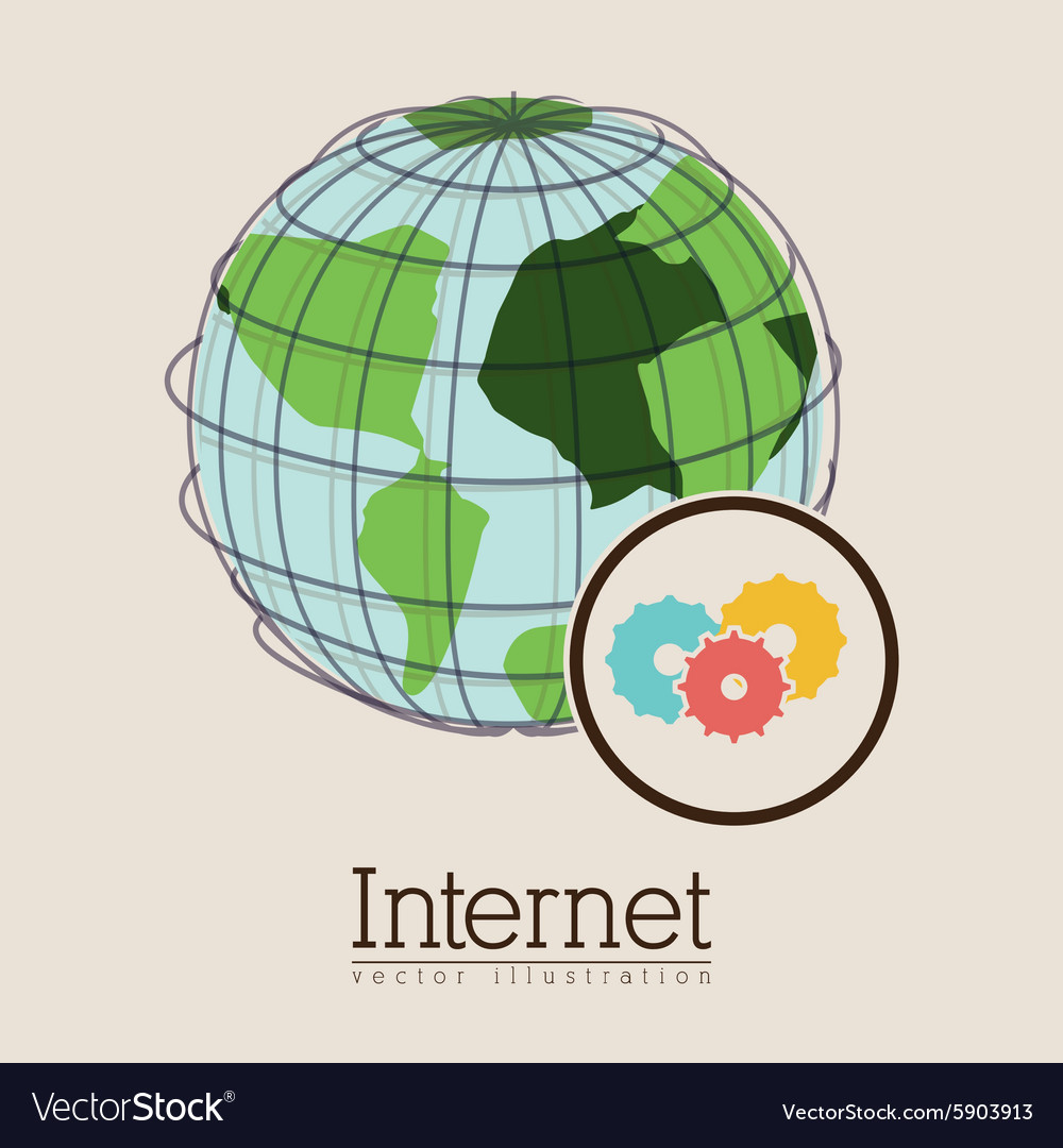 Internet design Royalty Free Vector Image - VectorStock
