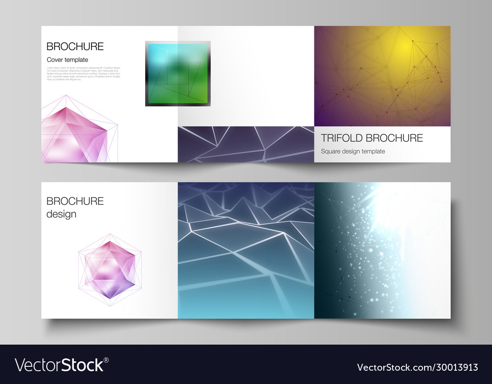 Layout square format covers design Royalty Free Vector Image