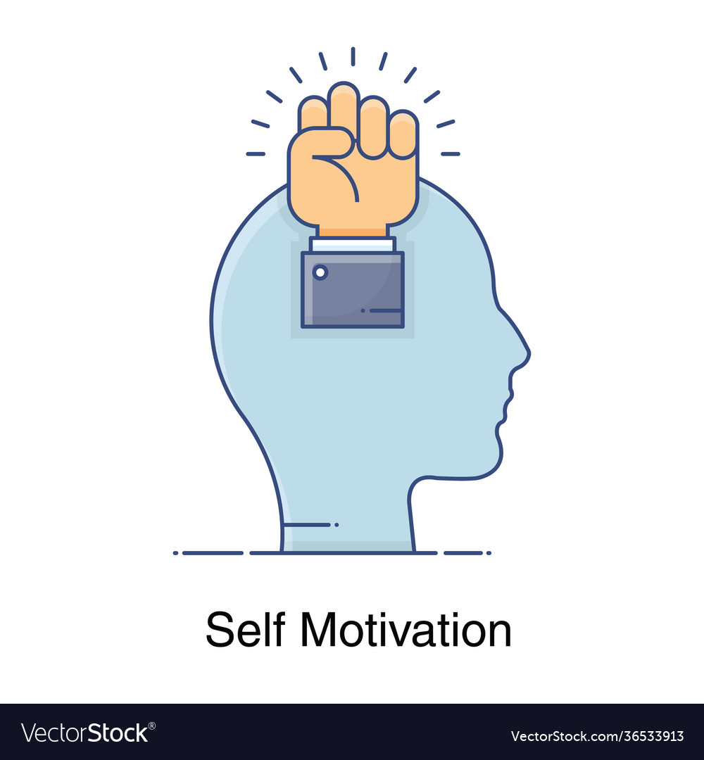 Self motivation Royalty Free Vector Image - VectorStock