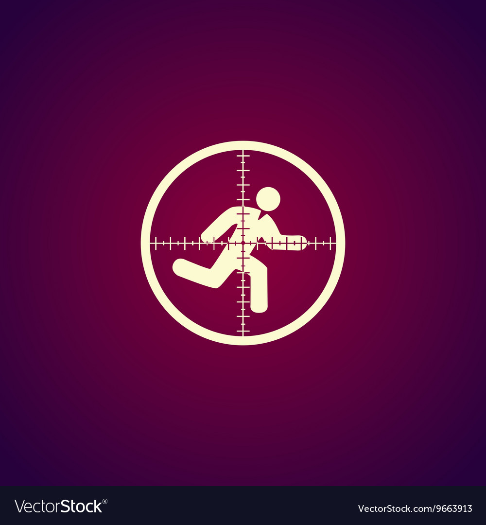 Sight device icon Royalty Free Vector Image - VectorStock