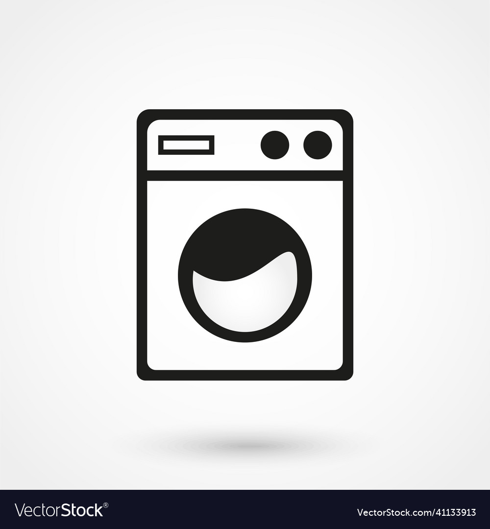 Washing machine icon Royalty Free Vector Image