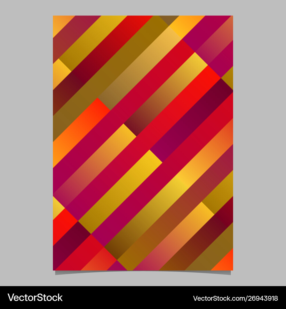 Colorful trendy diagonal stripe page template Vector Image