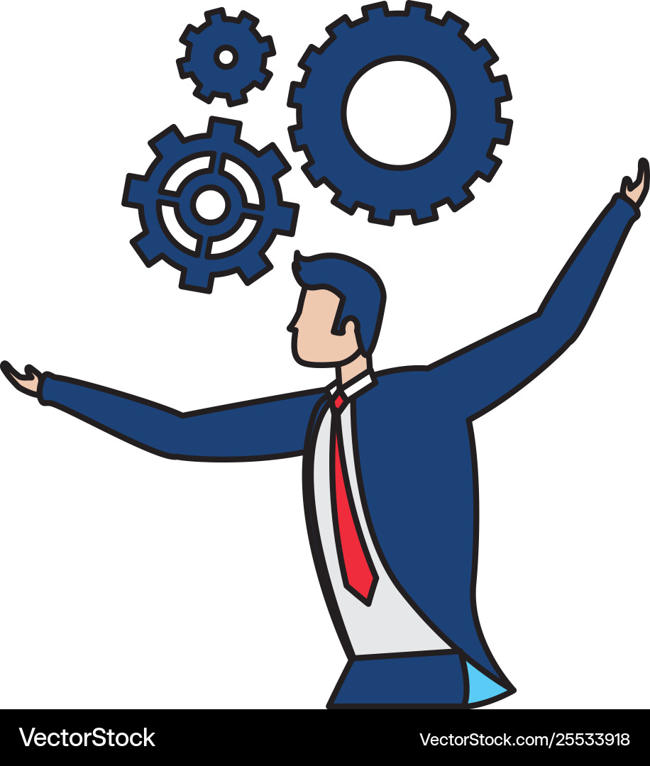 People business success Royalty Free Vector Image