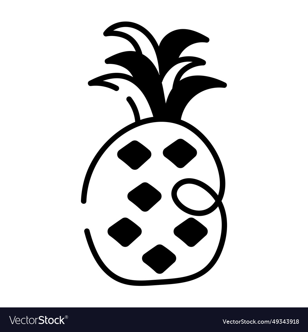 Pineapple Royalty Free Vector Image - VectorStock