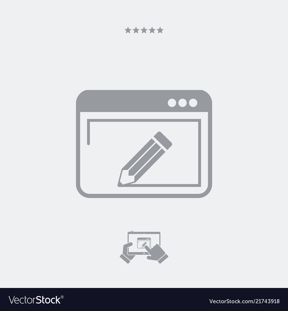 Web design and project customized Royalty Free Vector Image