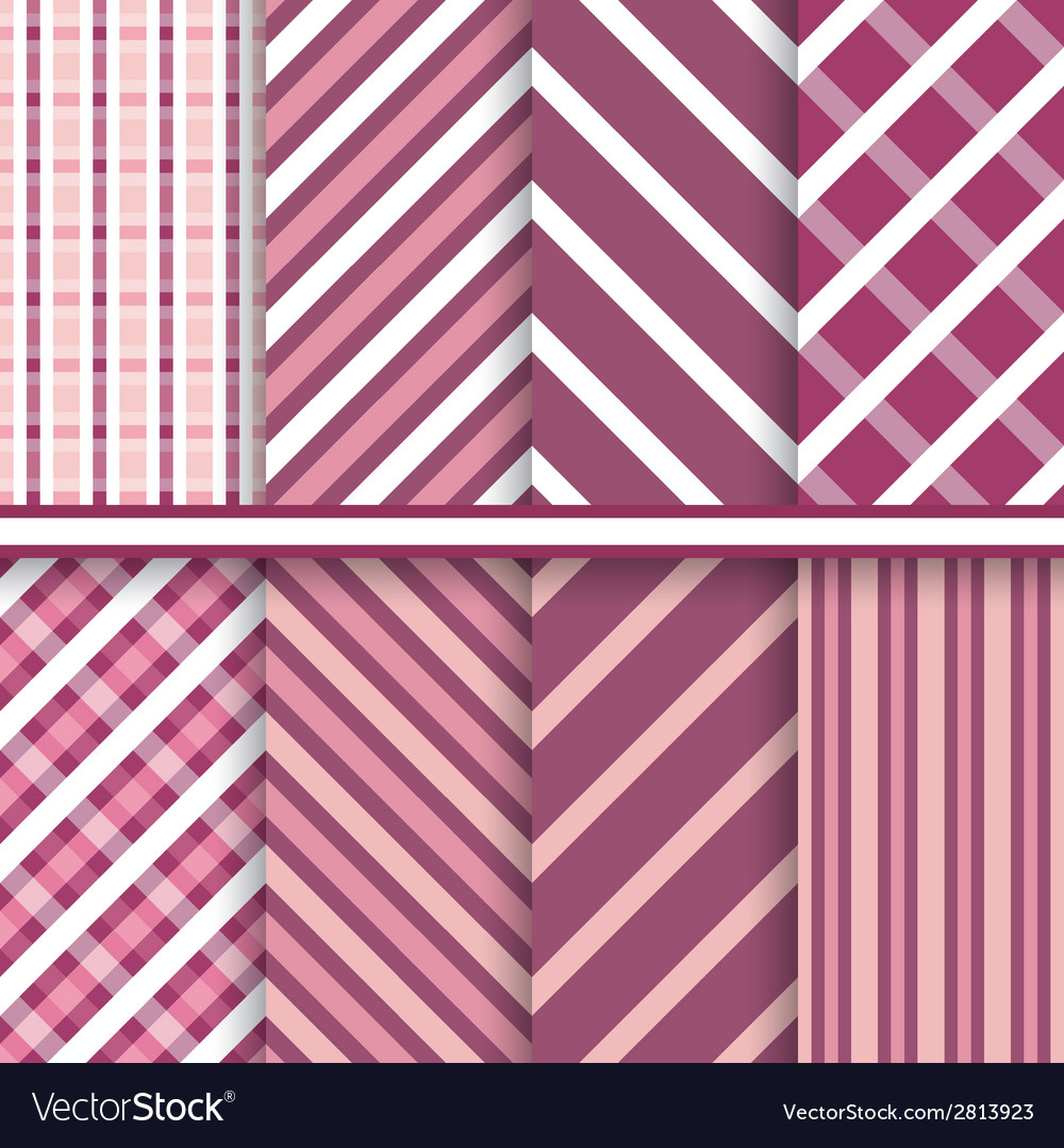 Dark elegant stripes geometric seamless patterns Vector Image