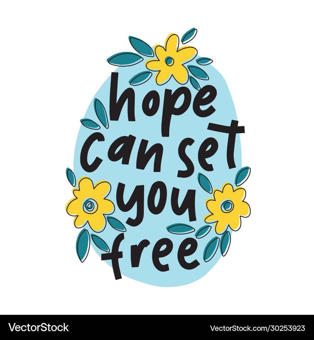 Lettering hand drawn quote inspirational Vector Image