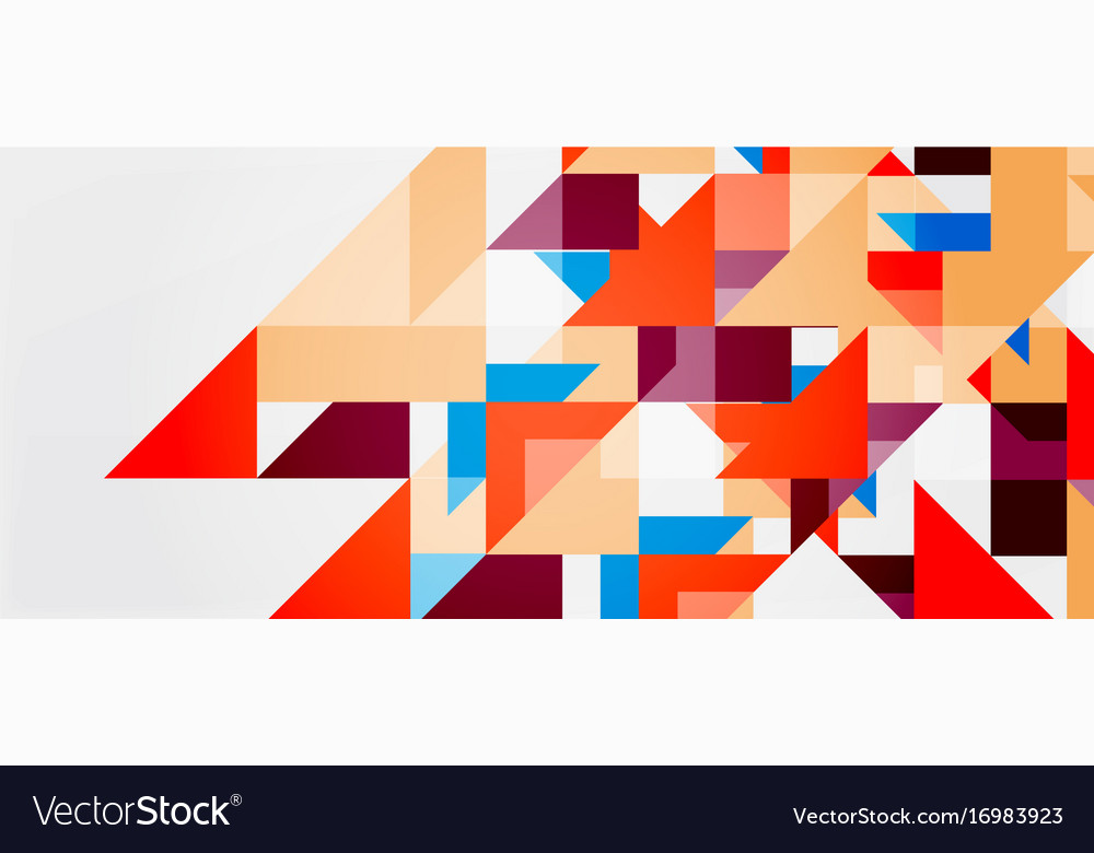 Triangle Pattern Design Background Royalty Free Vector Image