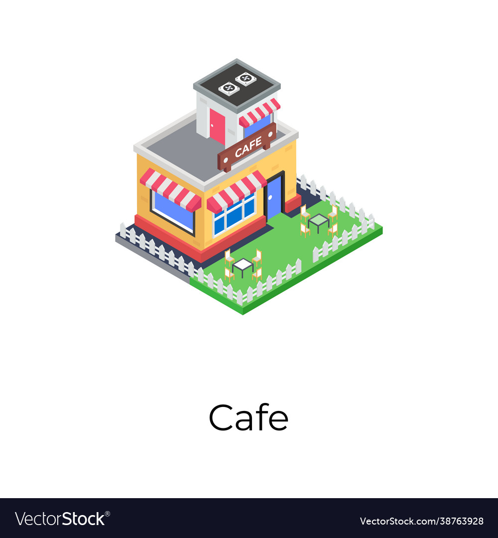 Cafe Royalty Free Vector Image Vectorstock