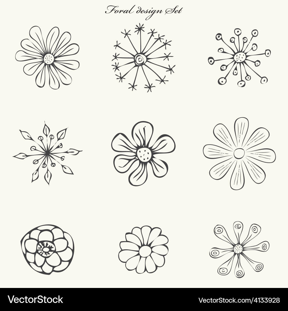 Flowers Royalty Free Vector Image - VectorStock