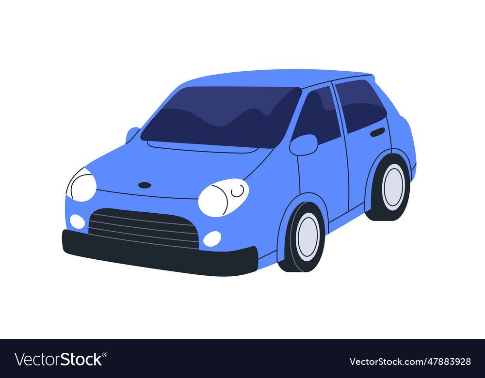 Passenger car hatchback model abstract auto Vector Image