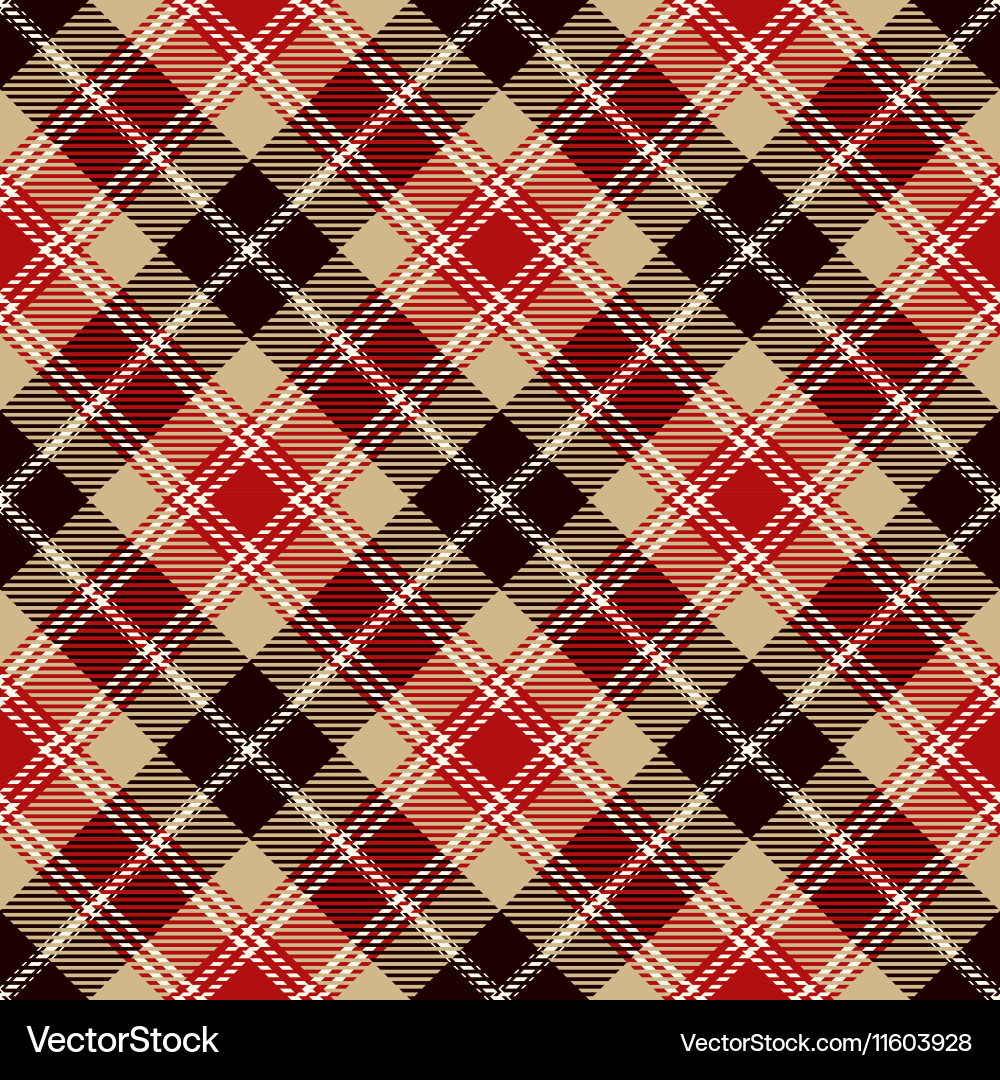 Seamless tartan pattern Royalty Free Vector Image