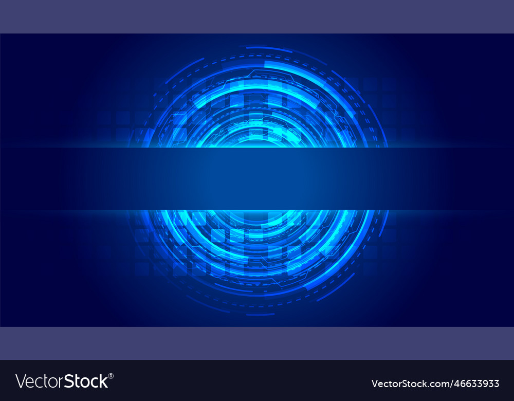 Futuristic high tech lines technology background Vector Image