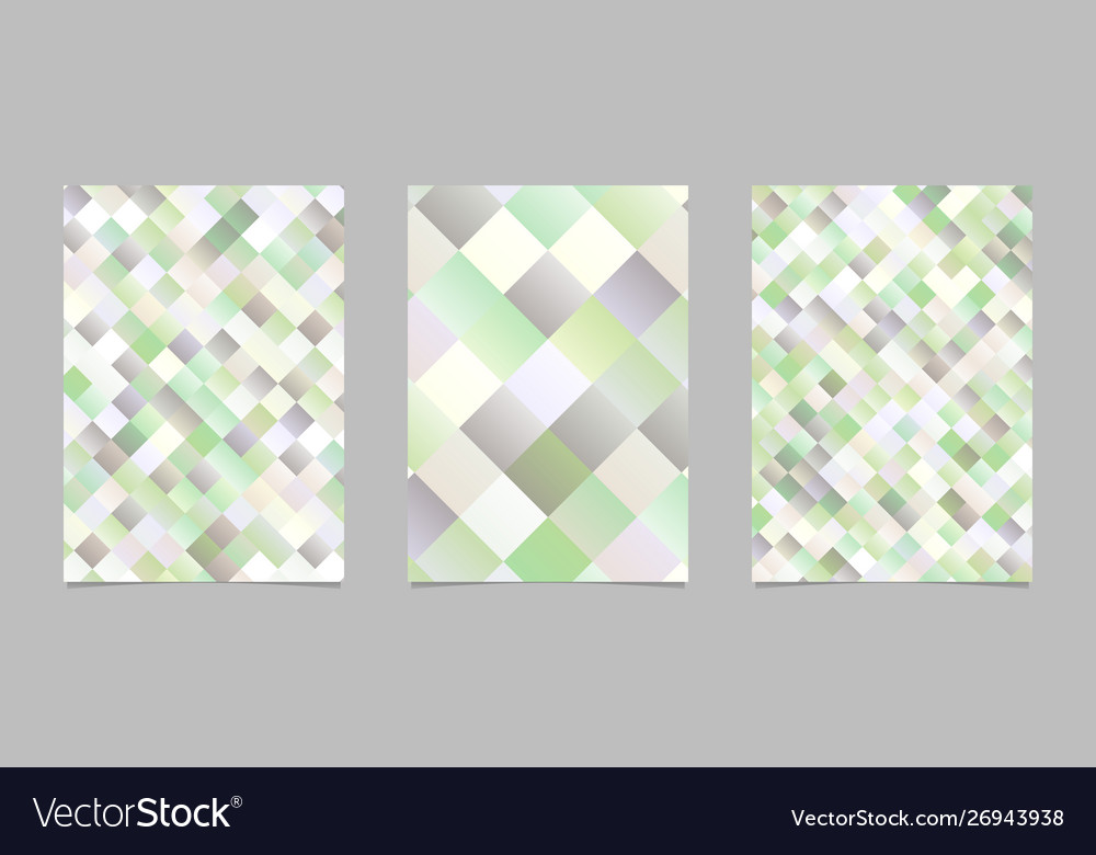 Abstract diagonal square pattern page template Vector Image