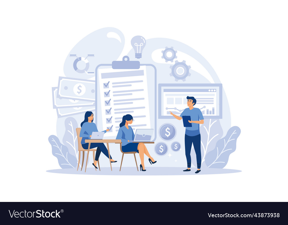 Big data analytics data from different Royalty Free Vector