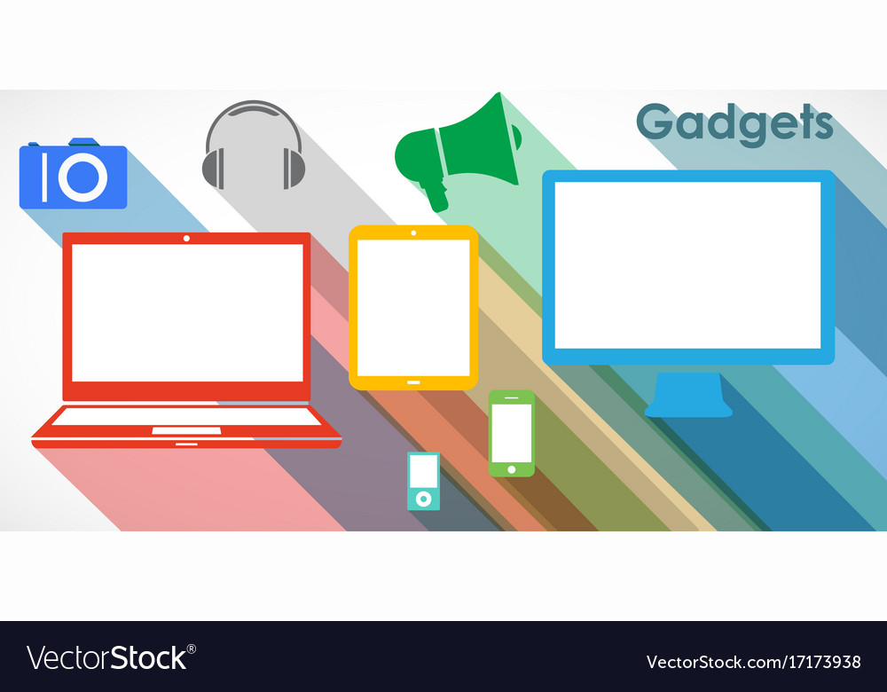 Gadgets Royalty Free Vector Image - VectorStock