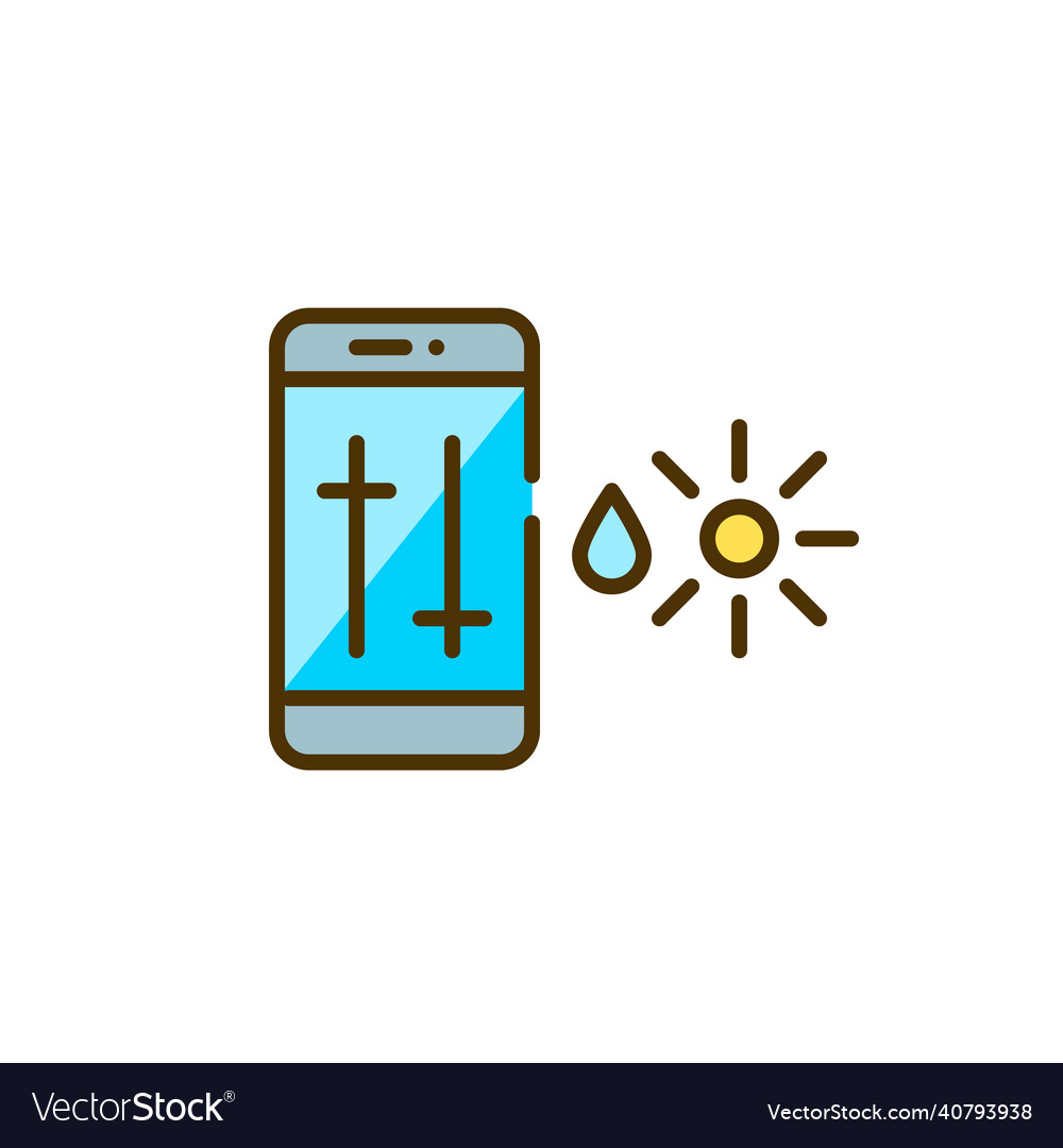 Humidity and temperature climate control using Vector Image