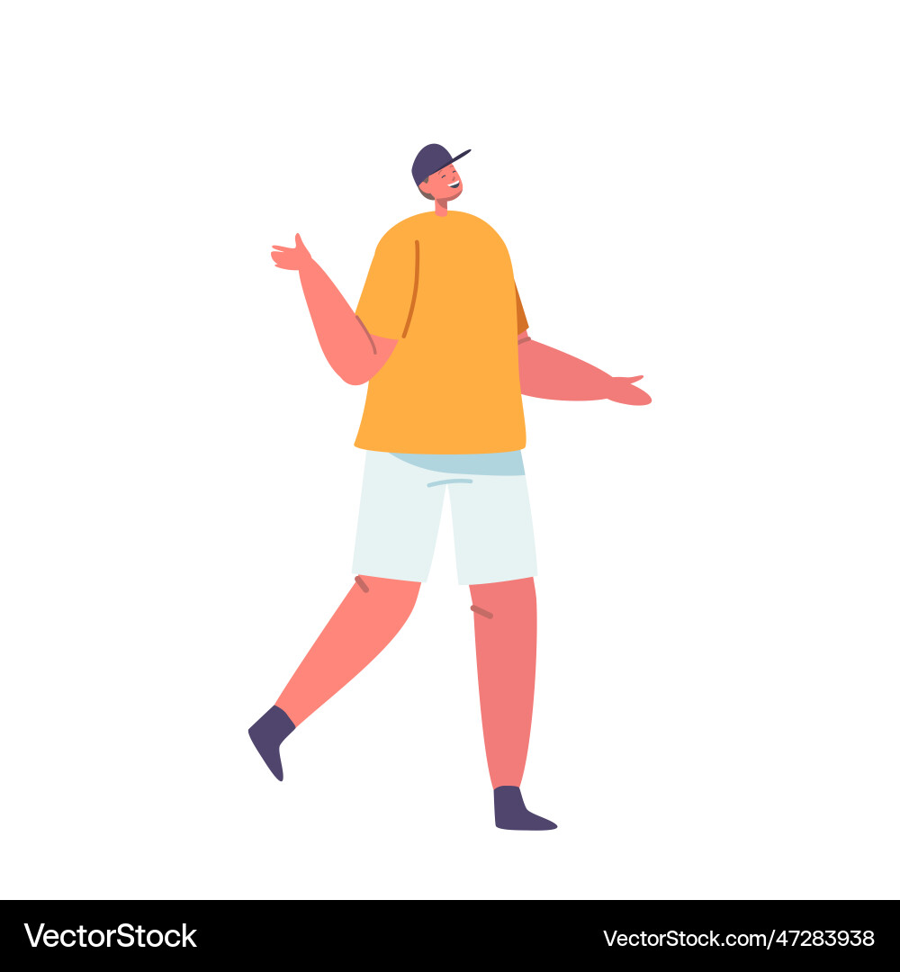 Joyful and exuberant young boy radiating happiness