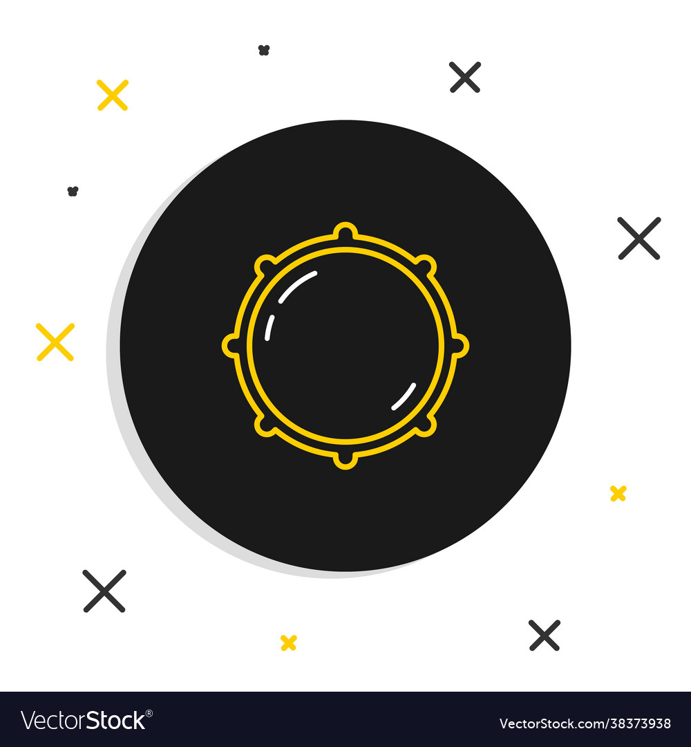 Line dial knob level technology settings icon Vector Image Line dial knob level technology settings icon Vector Image