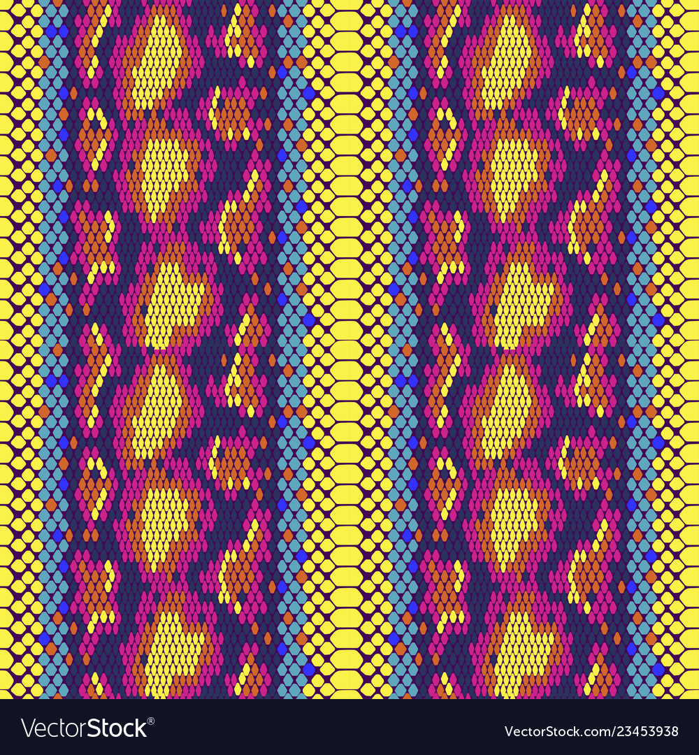 Structure snake skin seamless pattern for Vector Image