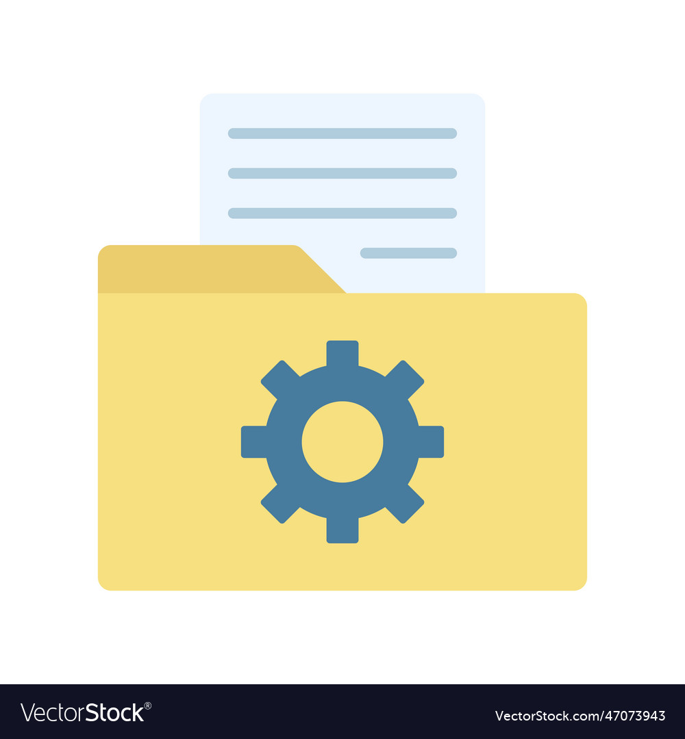Documents management icon image suitable Vector Image