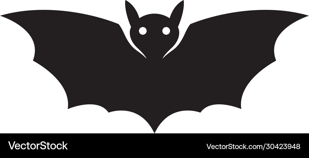 Bat icon design Royalty Free Vector Image - VectorStock