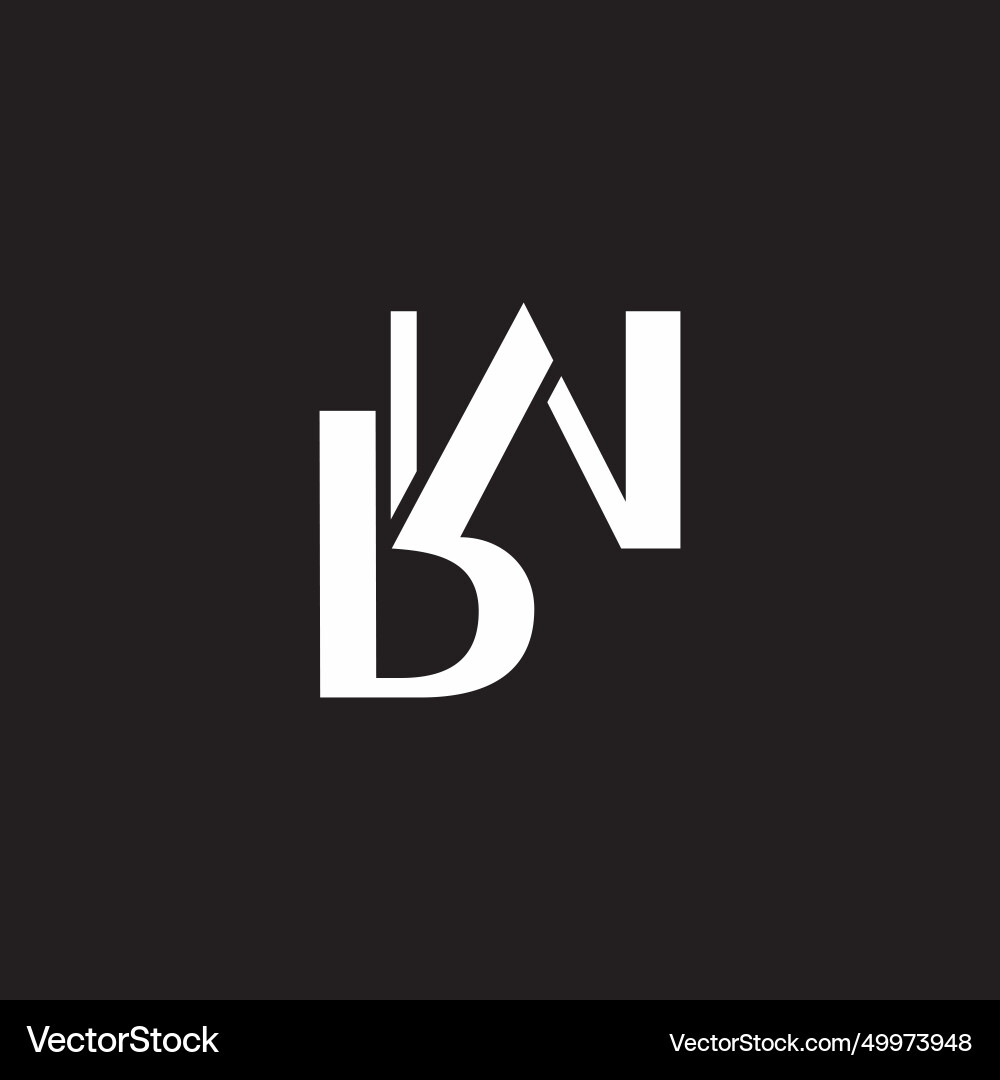 Letter connect geometric simple logo Royalty Free Vector