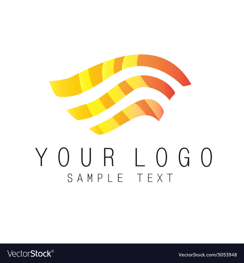 Wave logo Royalty Free Vector Image - VectorStock